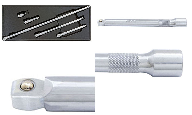 5Pc 3/8" Drive Wobble Extension Bar Set From Custor Tools – TradeMarque Tools Ltd