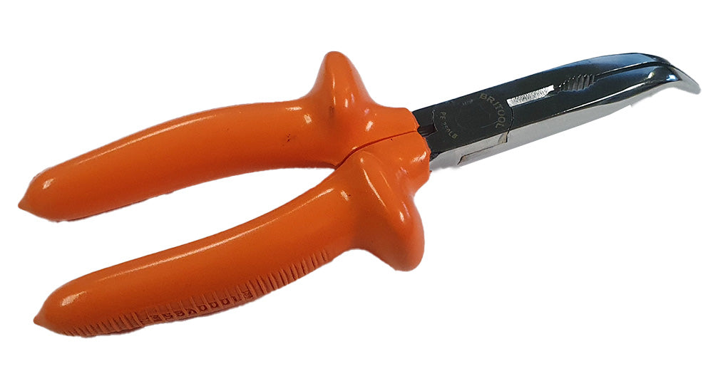 Britool Electricians Hi-Vis Insulated Bent Long Nose Pliers Pe250Lb ...